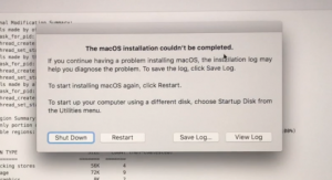 Como solucionar el error – The macOs installation couldn’t be completed ...